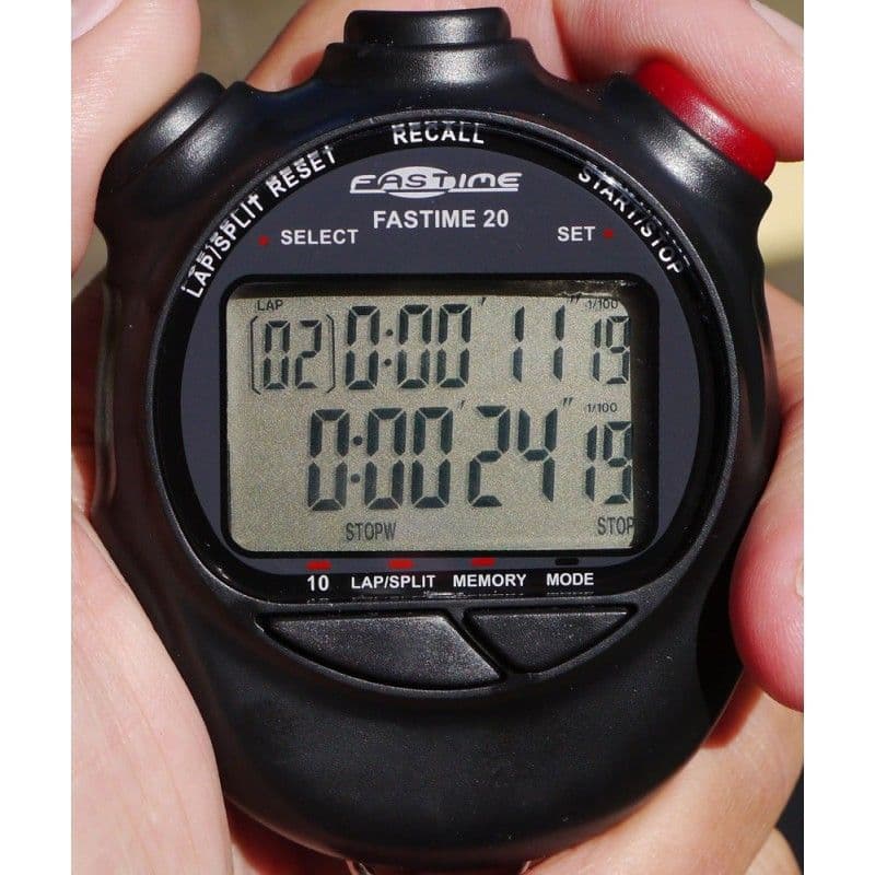 Fastime 20 Stopwatch (10 Lap Memory) - Saturn Stopwatches