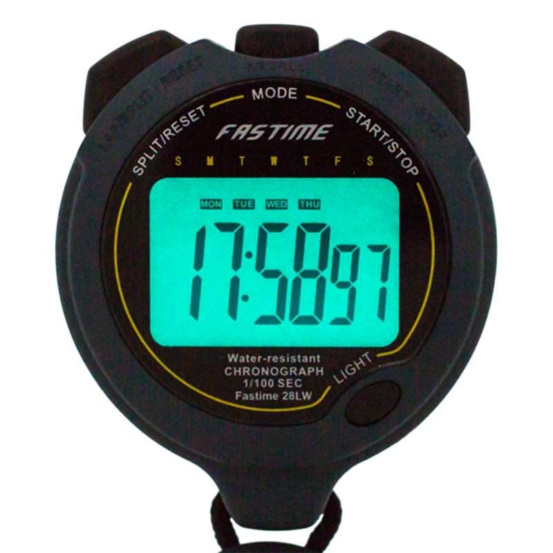 Fastime 28LW Stopwatch (15mm Digits) - Backlight & IPX7 Water Resistant